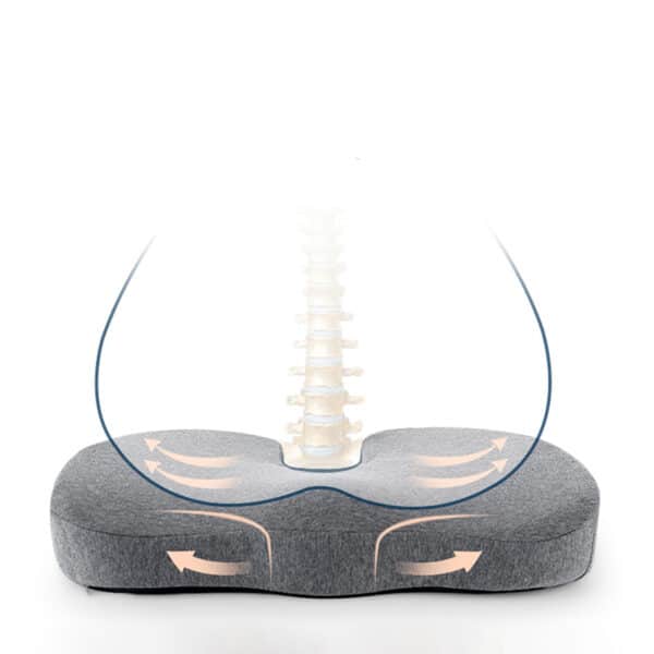 Coussin D'assise Ergonomique En Gel Et Mousse