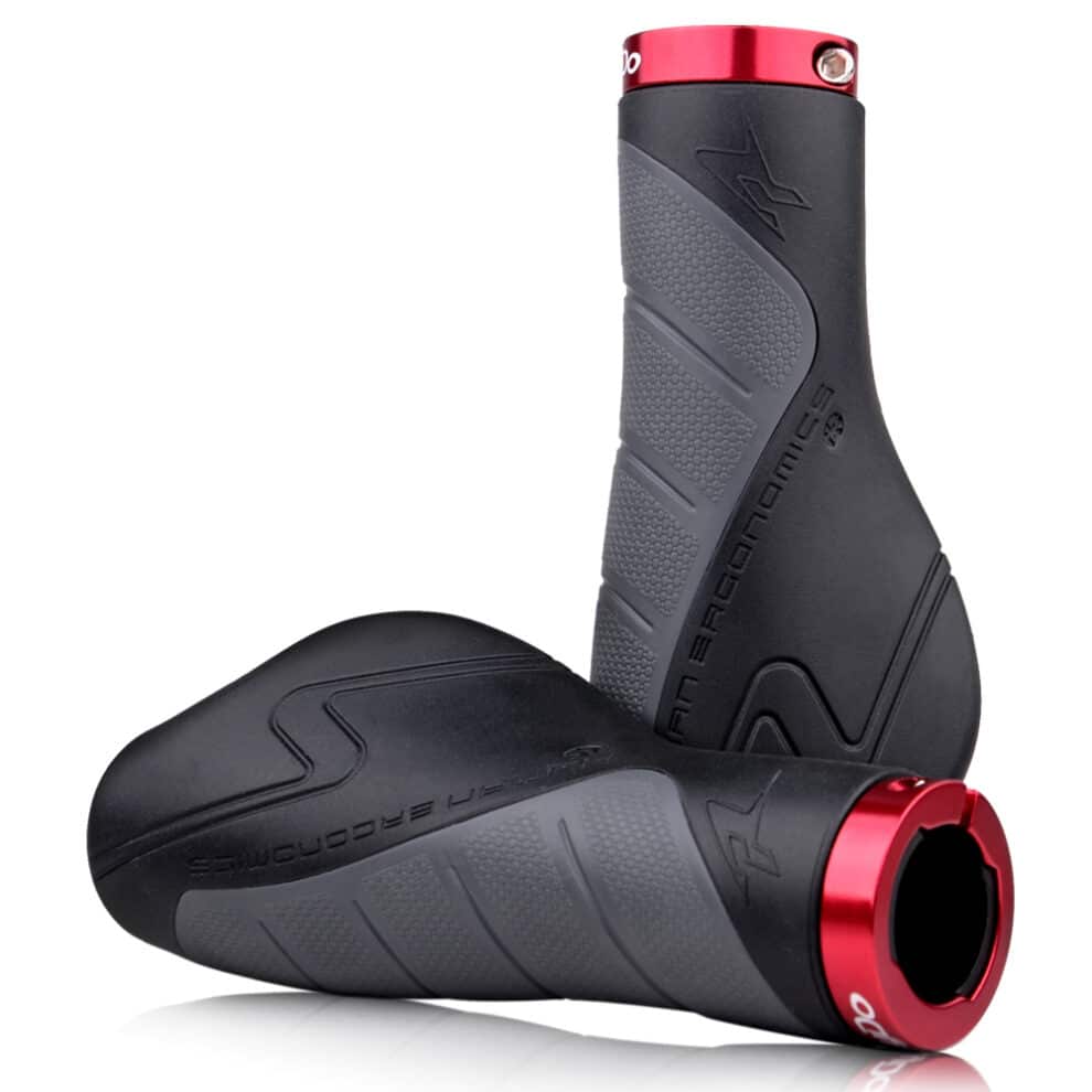 Paire De Poignées Ergonomique Antidérapantes Pour Vtt