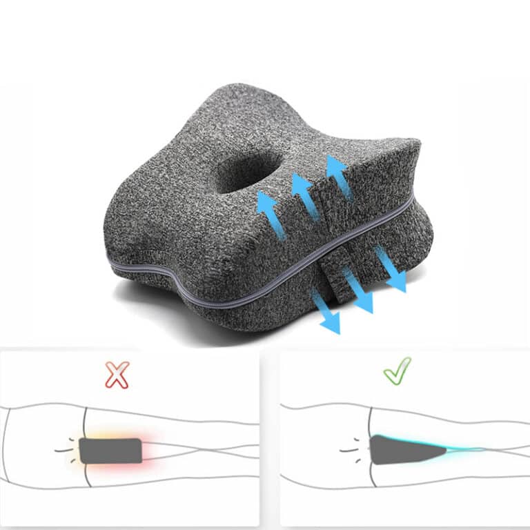 Oreiller Orthopédique Papillon En Mousse Gris
