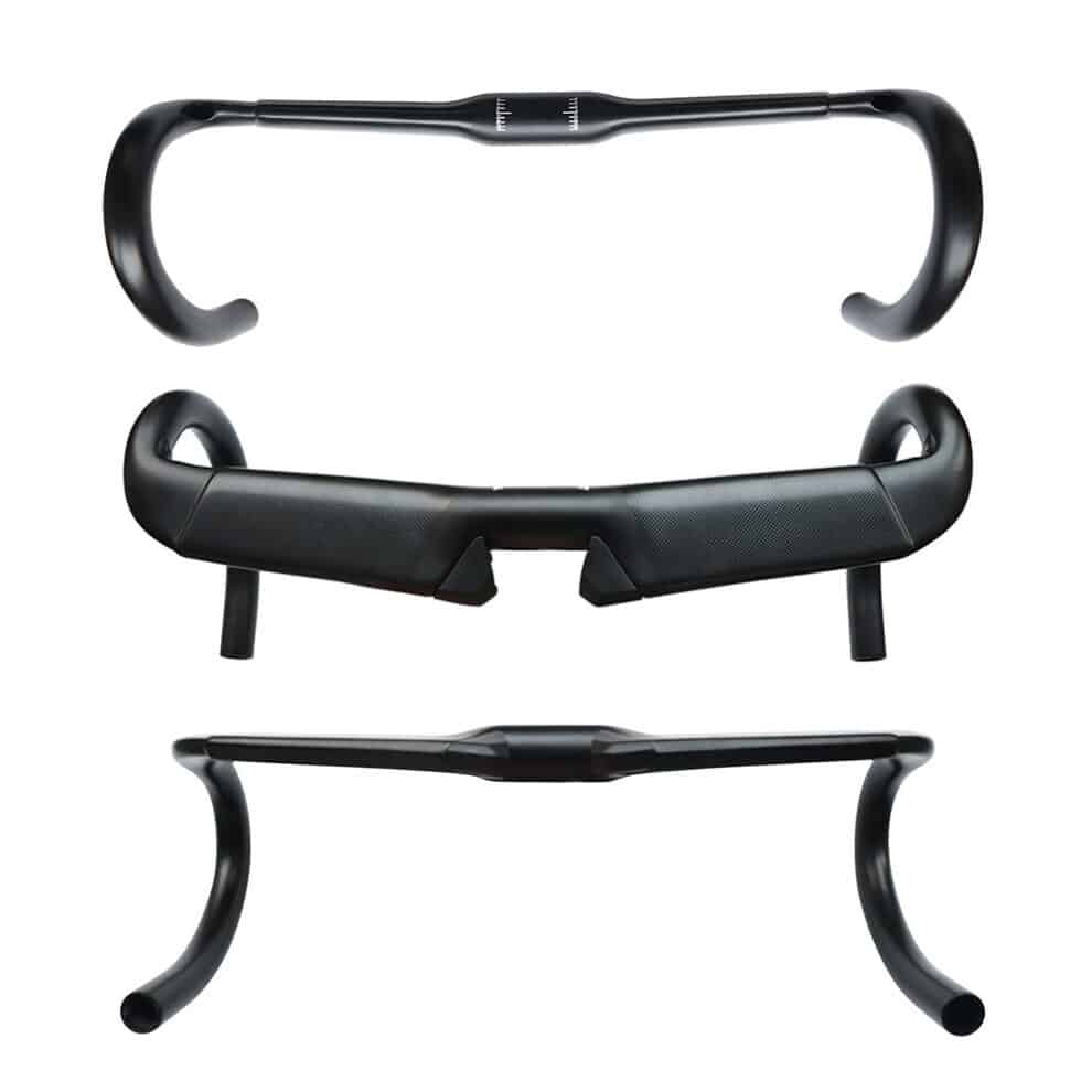 Guidon De Vélo De Route Noir Mat