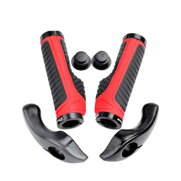 Poignées De Vélo Ergonomiques Avec Repose-mains Pour Vtt Avec Ou Sans ...